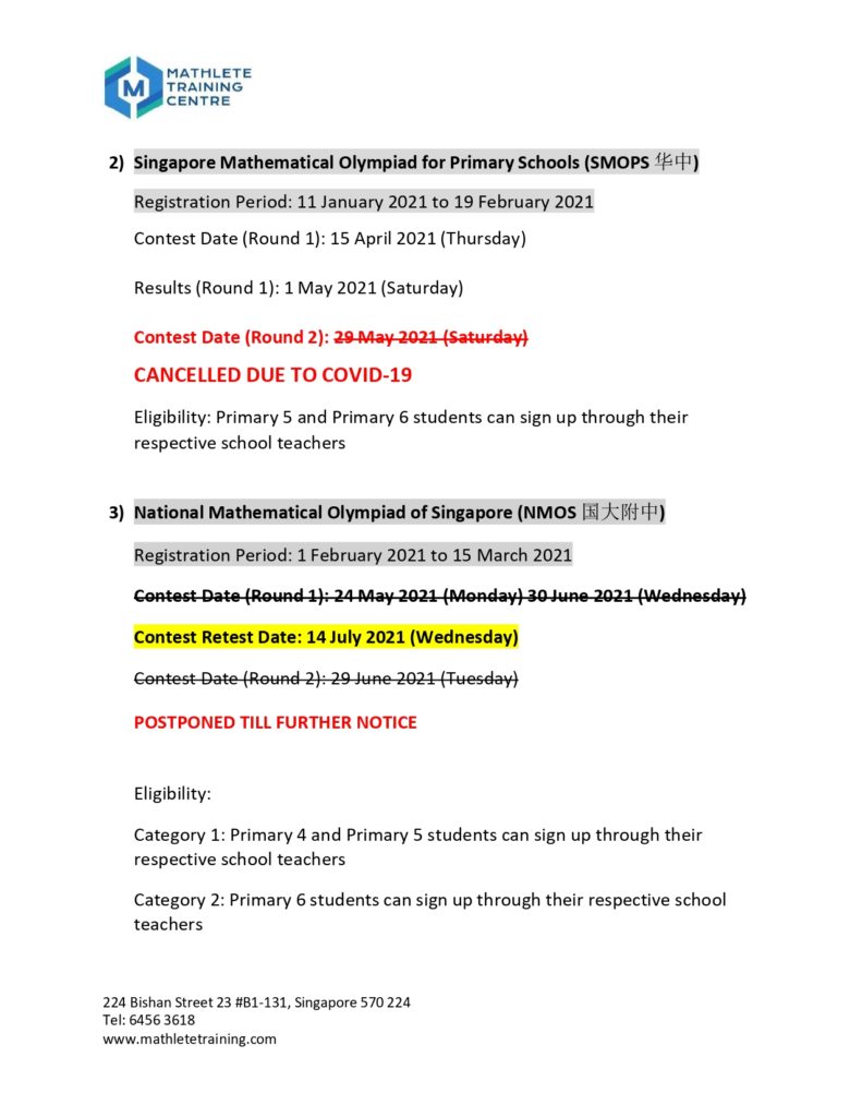 Frequently Asked Questions – Mathlete Training Centre