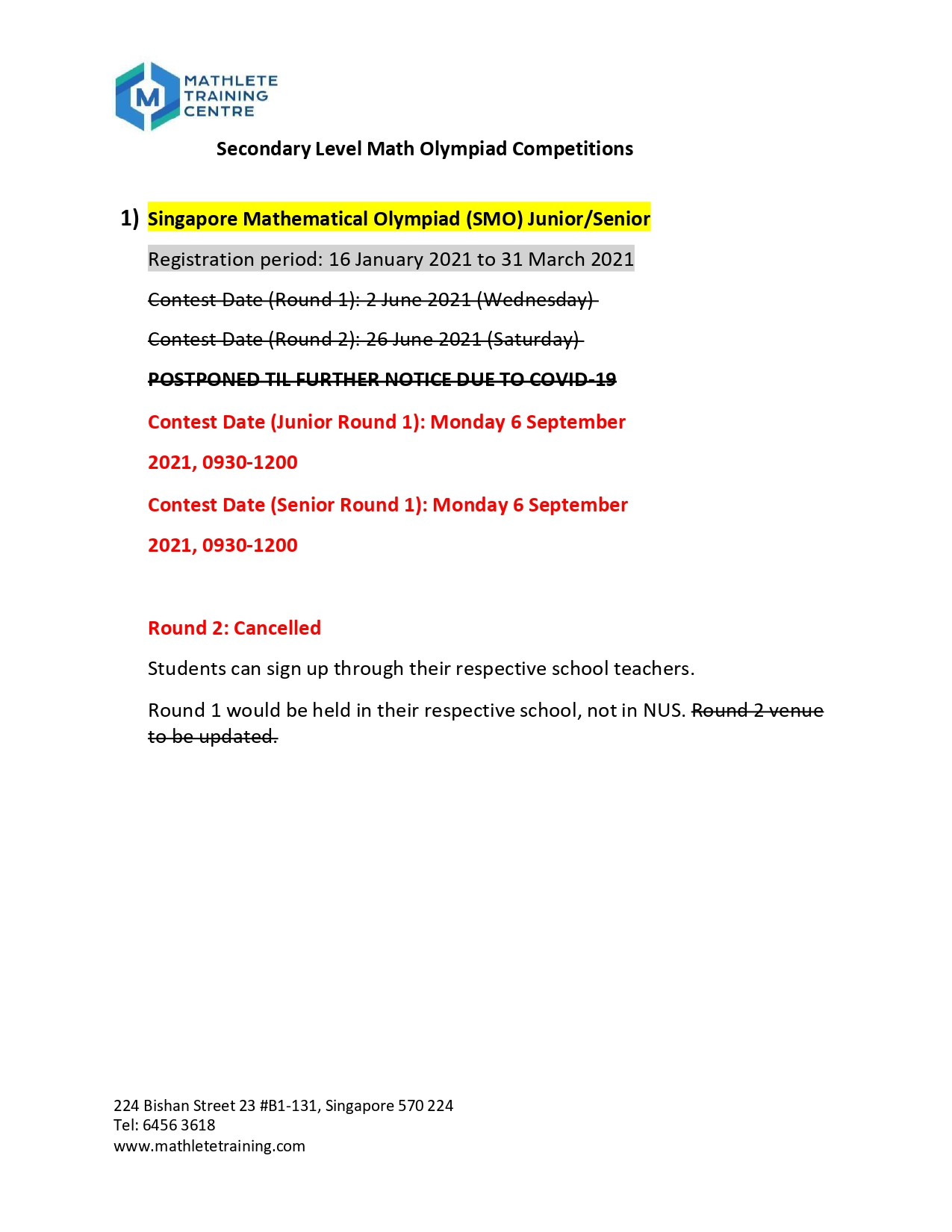 Frequently Asked Questions – Mathlete Training Centre